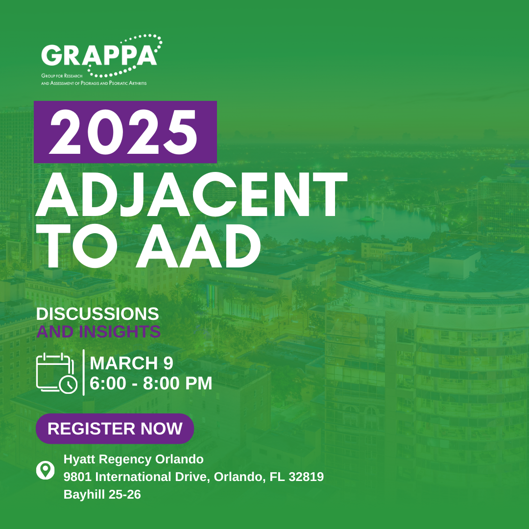 Group for Research and Assessment of Psoriasis and Psoriatic Arthritis | GRAPPA Network